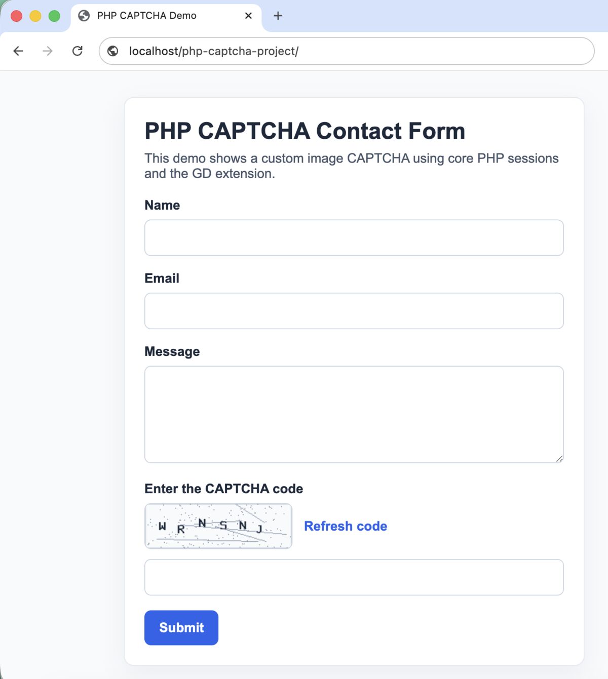 PHP CAPTCHA Tutorial: Build a Custom Image CAPTCHA with GD - PHPpot