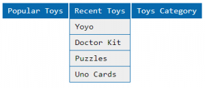 jQuery Menu Dropdown - Phppot