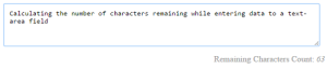 Twitter Style Remaining Character Count using jQuery - Phppot