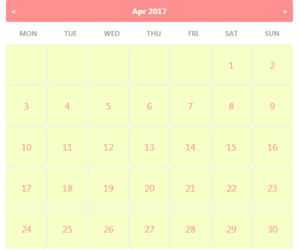 Creating Web Calendar in PHP using jQuery AJAX - Phppot