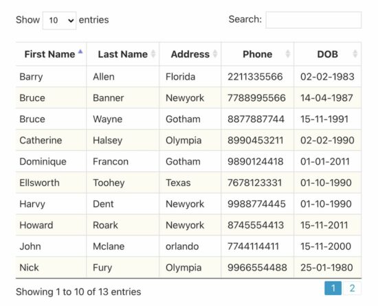 Membuat Datatables Server Side Processing Dengan Php Dan Mysql Vrogue
