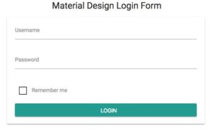 Material Design Login Form with PHP and jQuery - Phppot