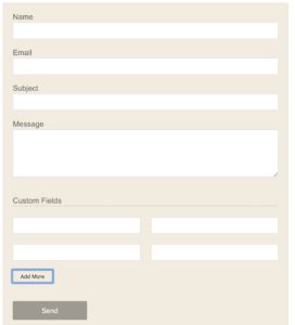 PHP Contact Form with Custom Fields - Phppot