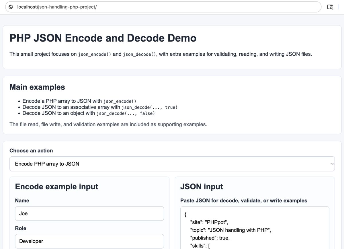 PHP JSON Encode and Decode with json_encode() and json_decode() - PHPpot