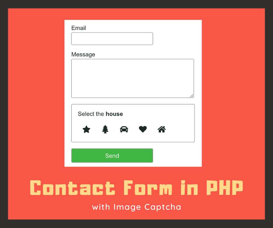 Contact Form With Custom Image Captcha Validation Like Google ReCaptcha 