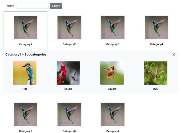 Bootstrap eCommerce Product Category Subcategory Page with Filter and ...