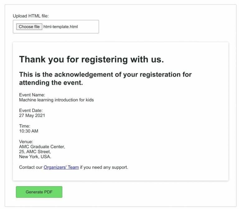 Html To Pdf In Javascript Using Jspdf With Example Download Phppot