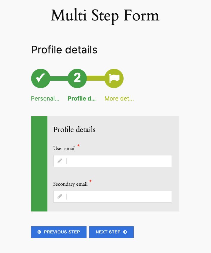 How To Create Multi Step Form In Wordpress Phppot