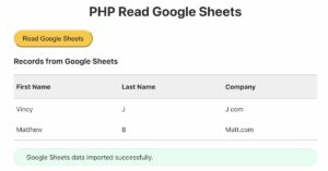 How to Read Google Sheets with PHP - Phppot