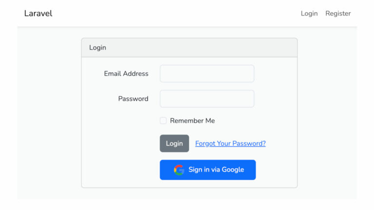 Google social login integration using Laravel Socialite - Phppot
