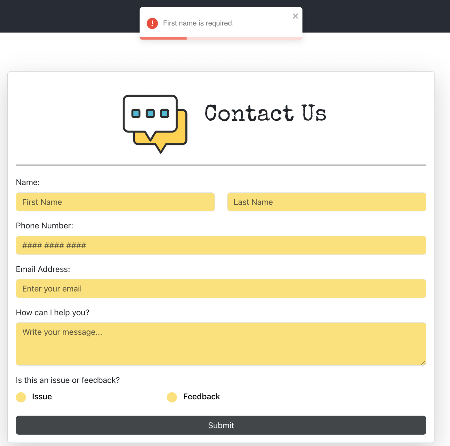 How to Build a Modern Contact Form in React (With Validation & API Integration) - Phppot