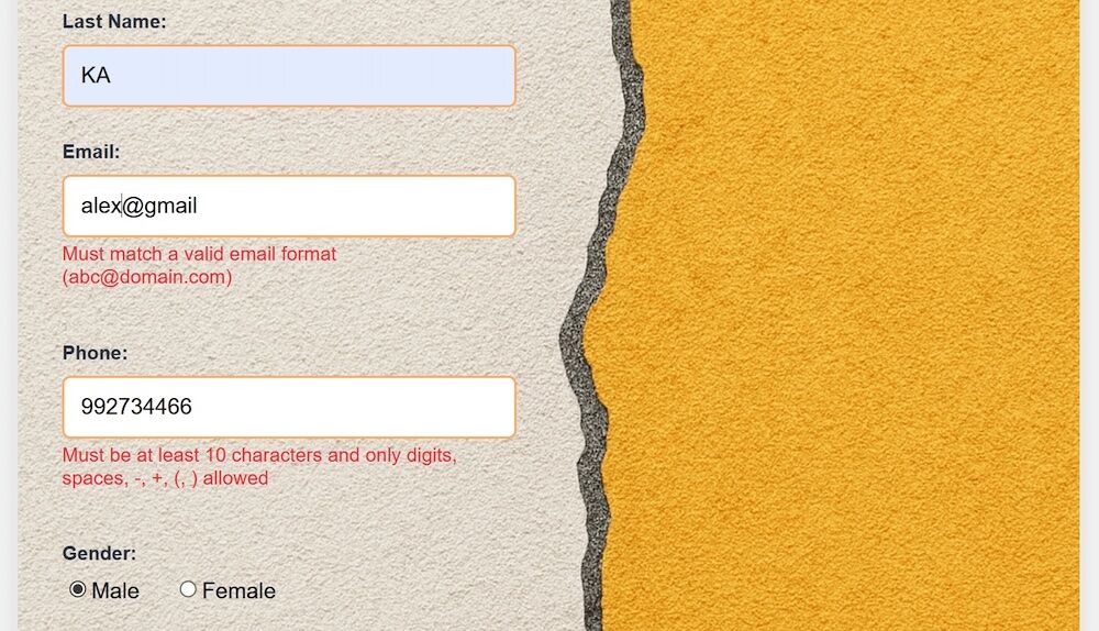 React Hook Form Tutorial: Build a Membership Registration Form with Validation - Phppot