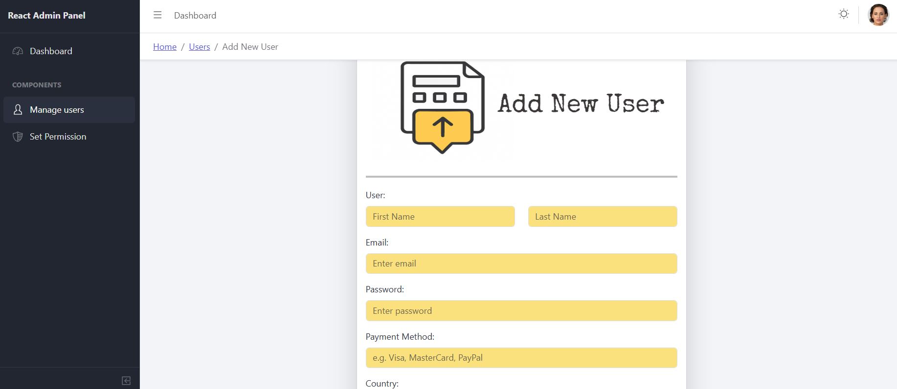 Creating an Admin Panel in React: Manage Users, Roles, and Permissions - Phppot