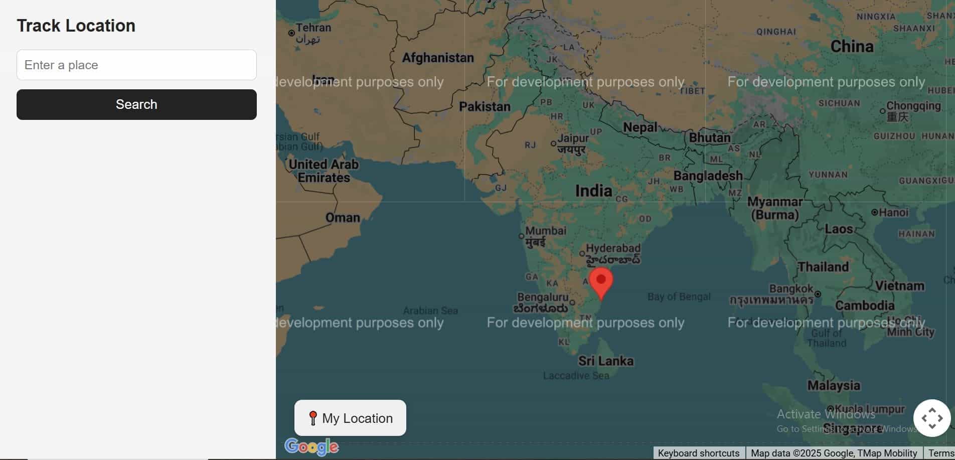 Integrate Google Maps in React for Real-Time Location Tracking - Phppot